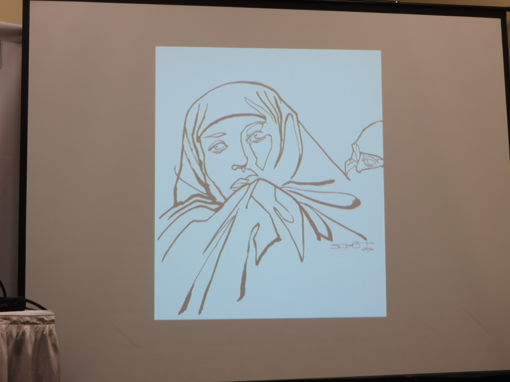 VODKA O’CLOCK 1549 #MakeComics Inking panel from NJCE with Amber Love ...